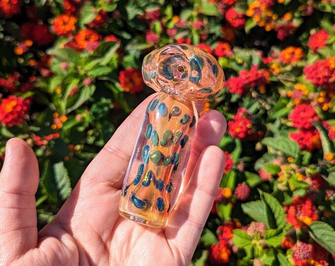 Mystery Glass Pipes Smoking Hand Pipe Glass Handmade Unique Bowl Small ...