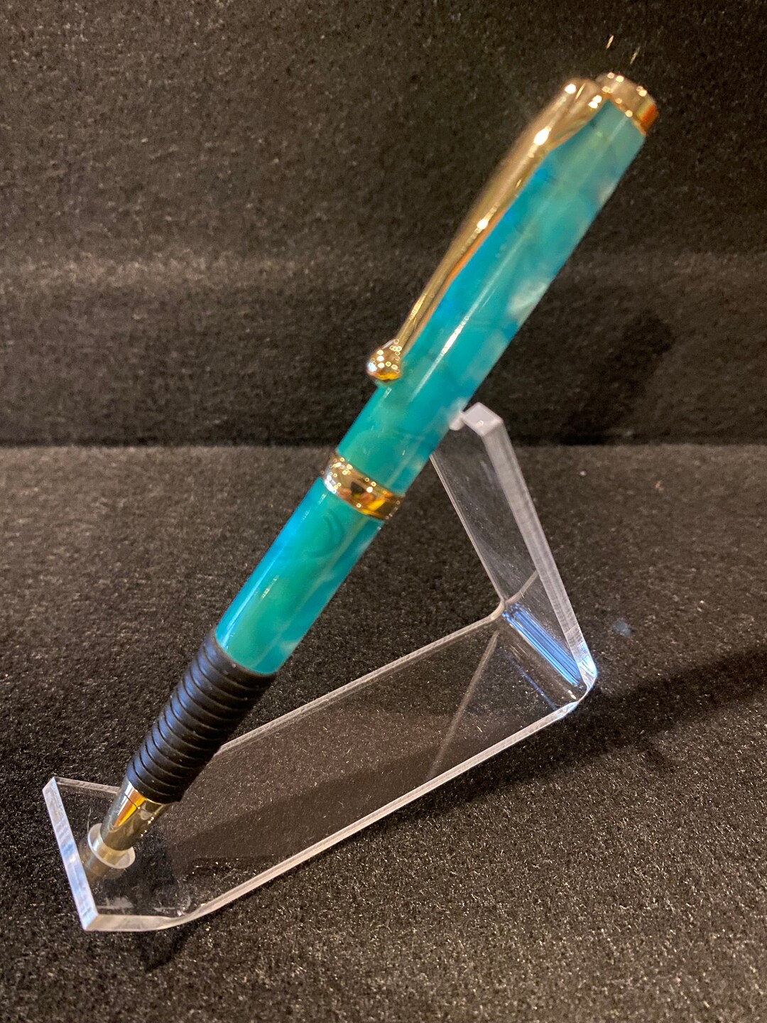 Ocean Blue Slimline Pen - Etsy