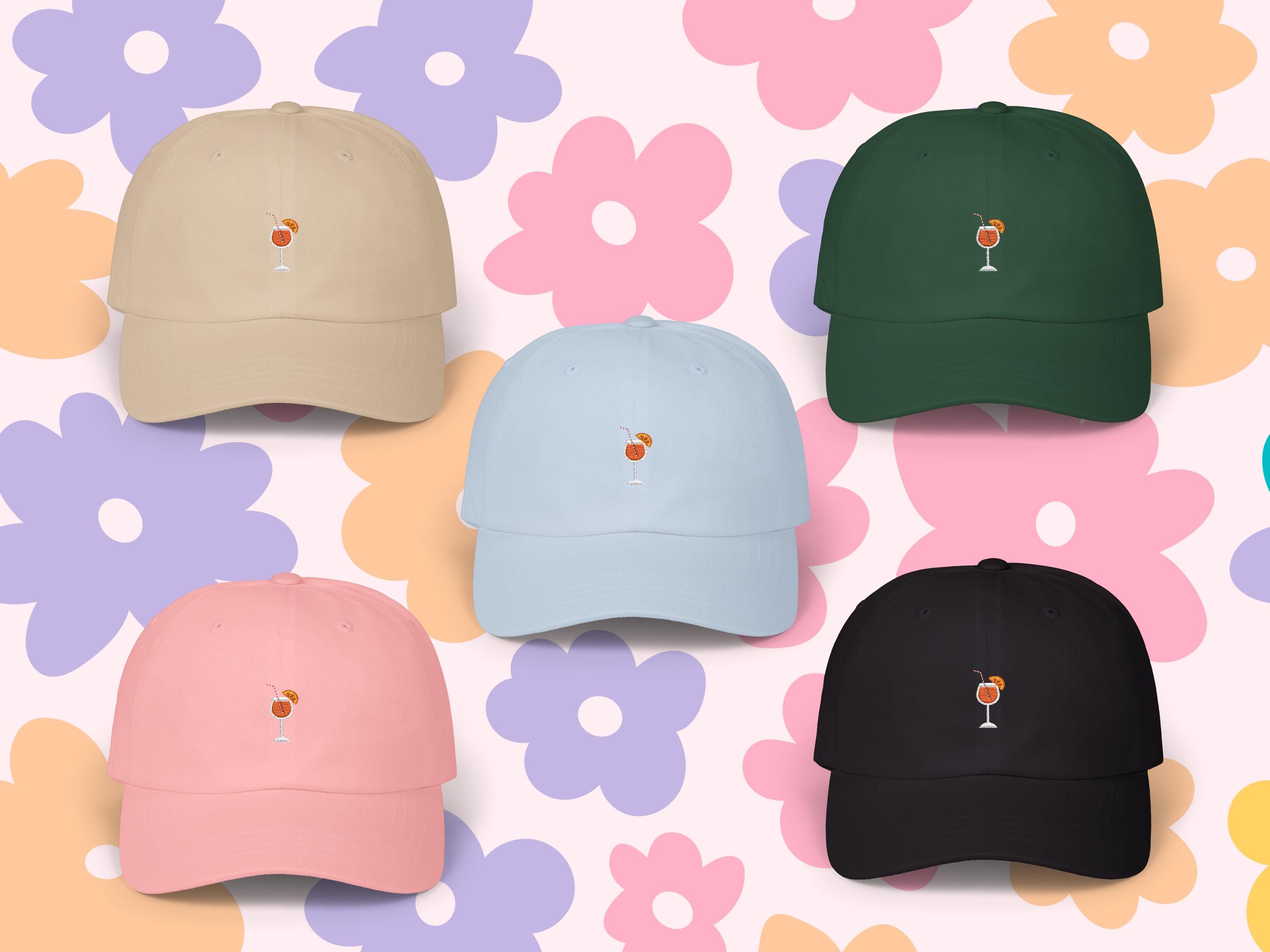 Aperol Spritz Hat, Cute Embroidered Hat, Summer Hat, Italian Vacation ...