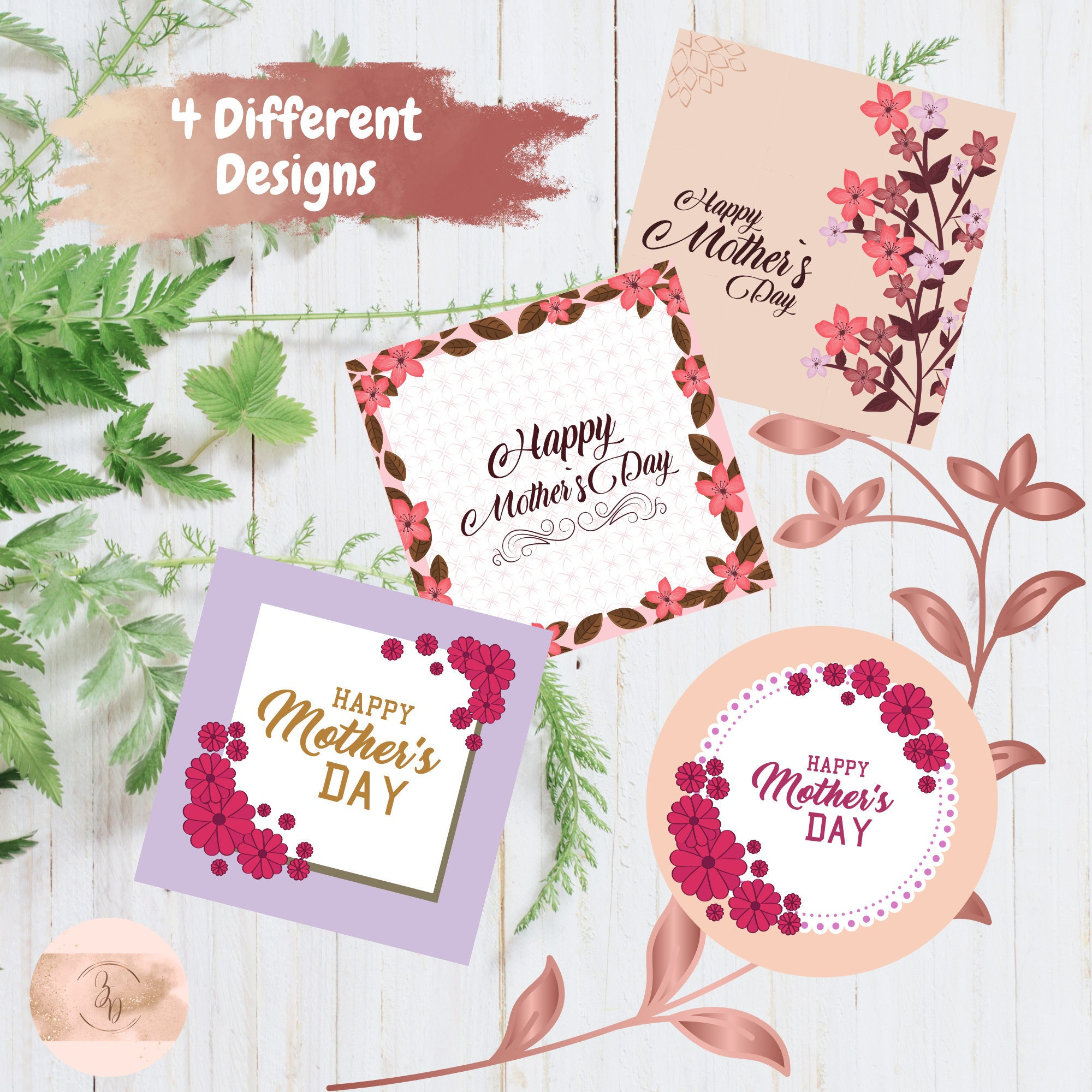 Mother's Day Printable Gift Tags Mom Tags Gift Tags - Etsy