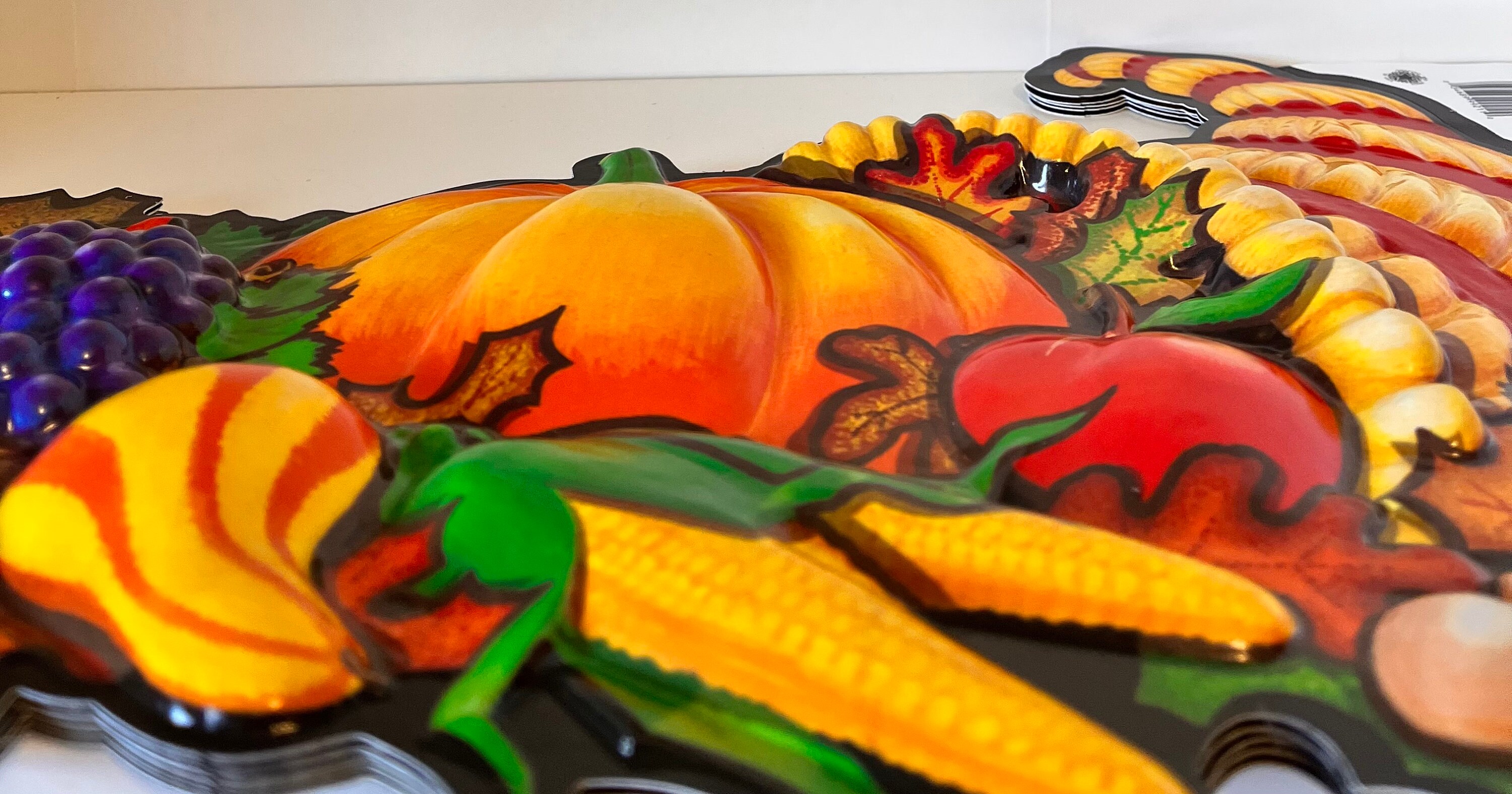 Beistle 3D Injection Molded Plastic Holiday Thanksgiving Cornucopia ...