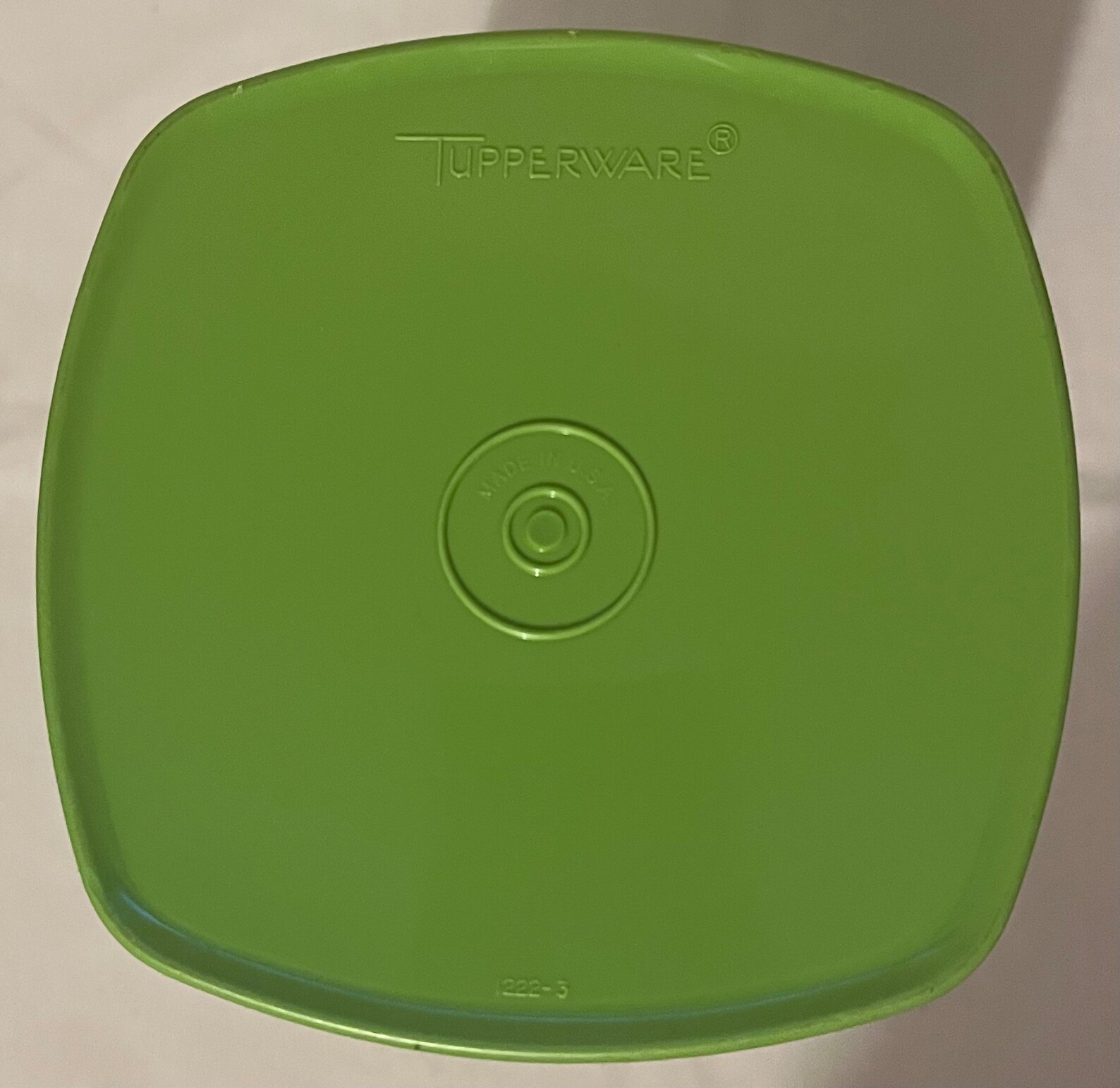 Vintage Tupperware 1222 - 3 Lime Green - Apple Green Tall Tapered ...