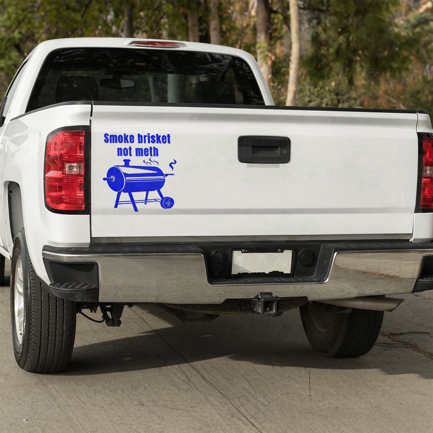 Smoke Brisket, Vinyl Decal, Funny Vinyl Decal, Waterproof Decal ...