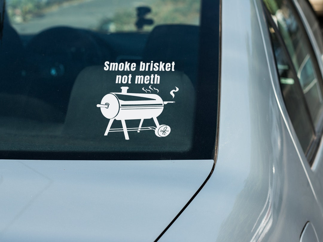 Smoke Brisket Vinyl Decal Funny Vinyl Decal Waterproof - Etsy