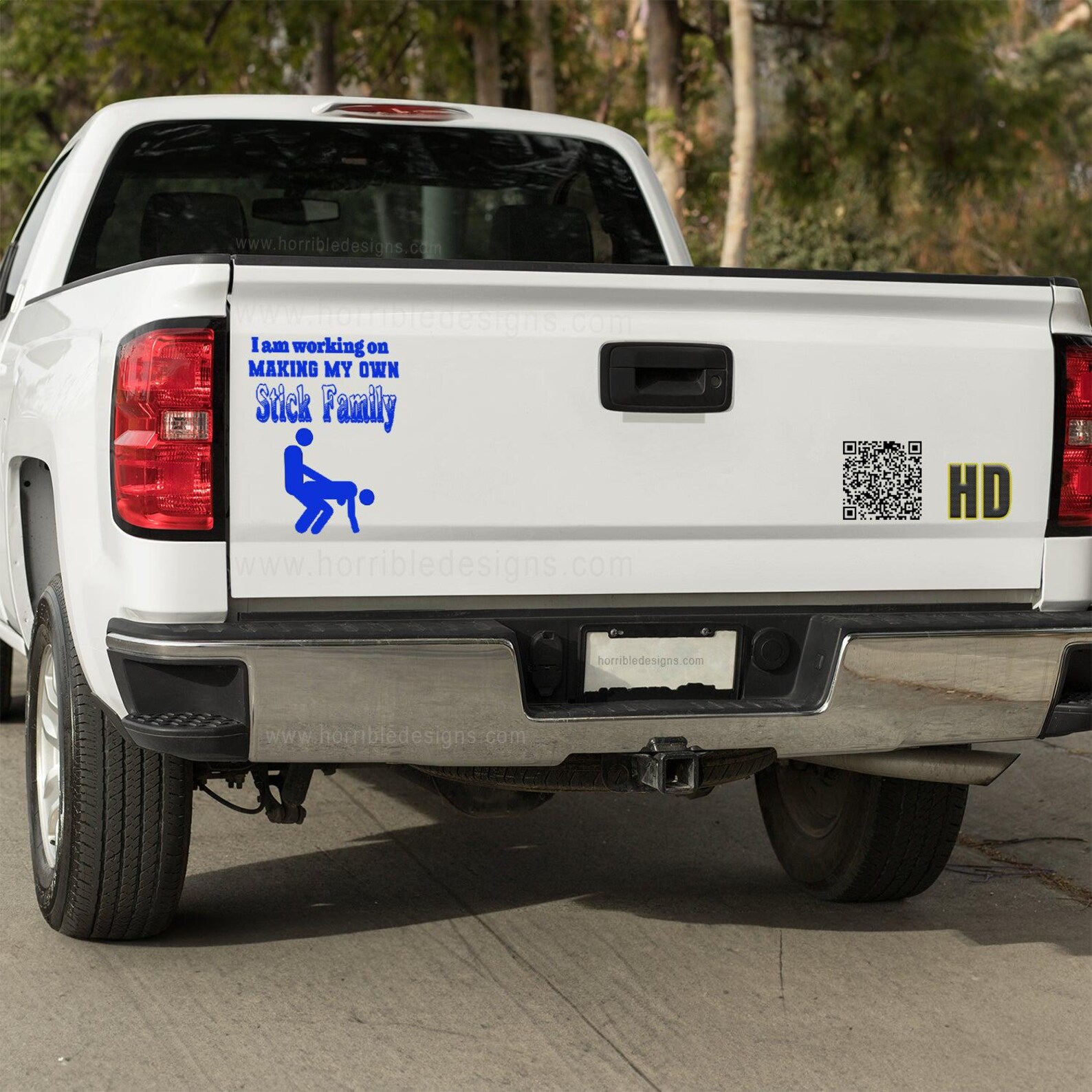 I Am Working on Making My Own Stick Family Vinyl Decal,car Decal,laptop ...