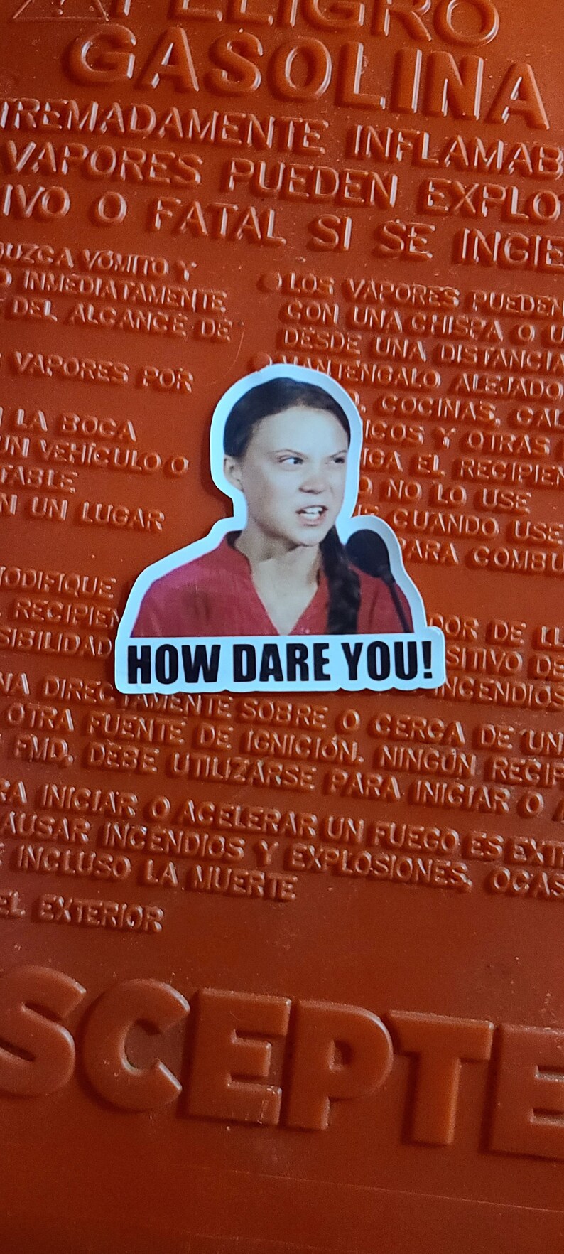 How Dare You Sticker Sheet, Gretta Decal, Gas Tank Sticker, Funny Truck ...
