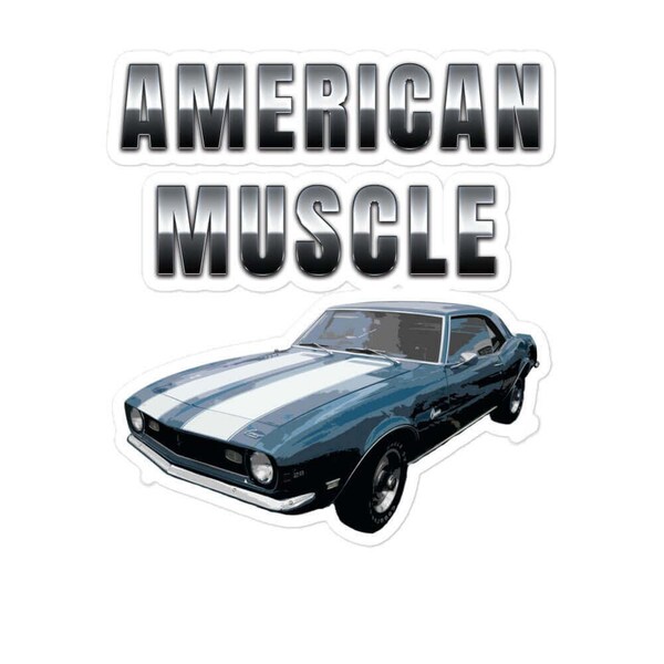 American Muscle Stickers - Etsy