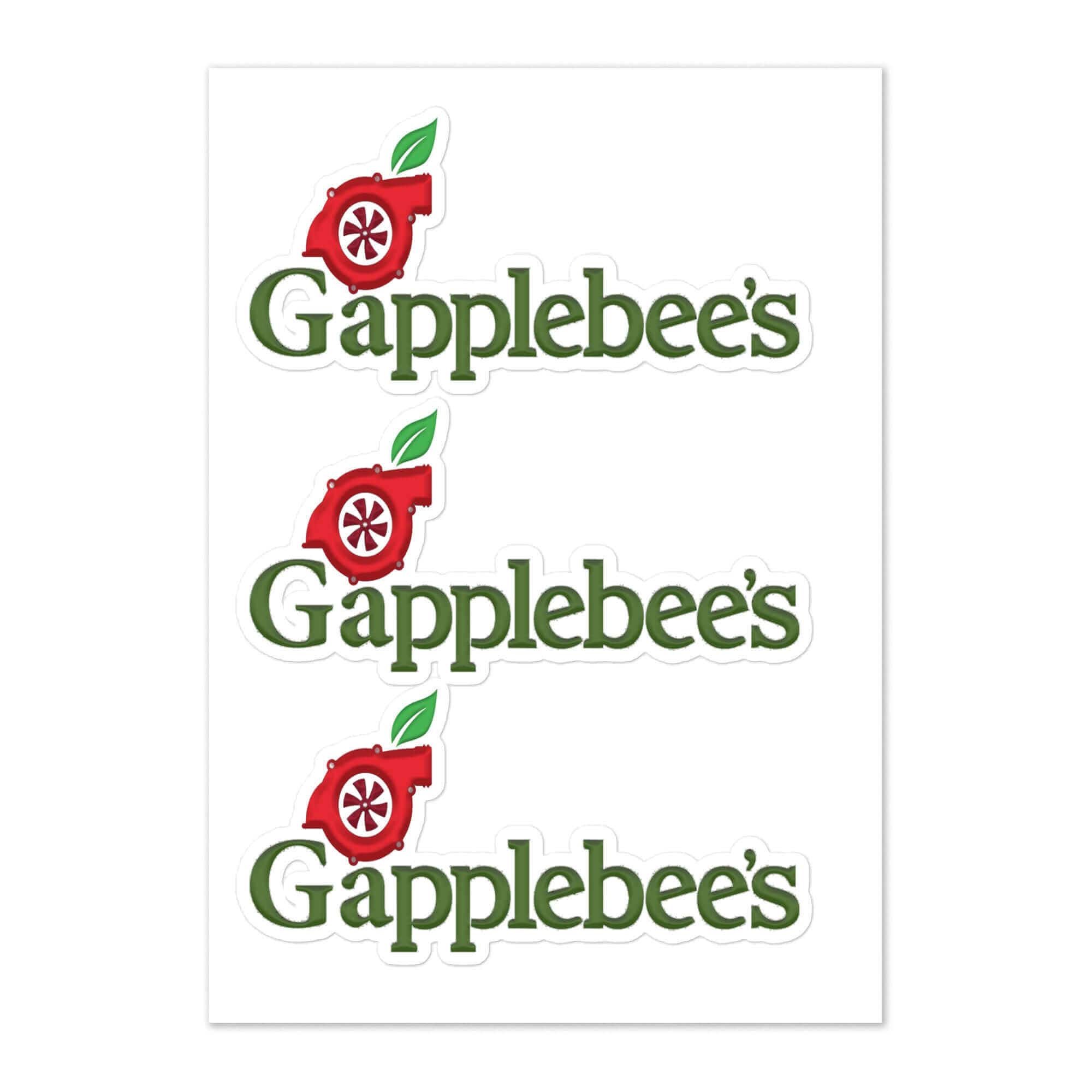 Gapplebees Sticker Sheet,funny Stickers, Die Cut Stickers, Water ...