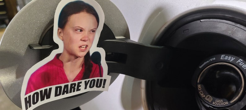 Greta Thunberg "how Dare You" Sticker Sheet, Laptop Decal - Etsy