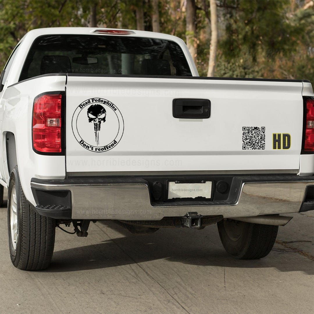 Dead Pedophiles Cannot Reoffend Vinyl Decal,unalive,truck Accessories ...