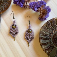 Macrame Earrings - Etsy