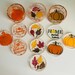 Fall Resin Coaster Set of 4 With Matching Coaster Holder • Unique Fall ...