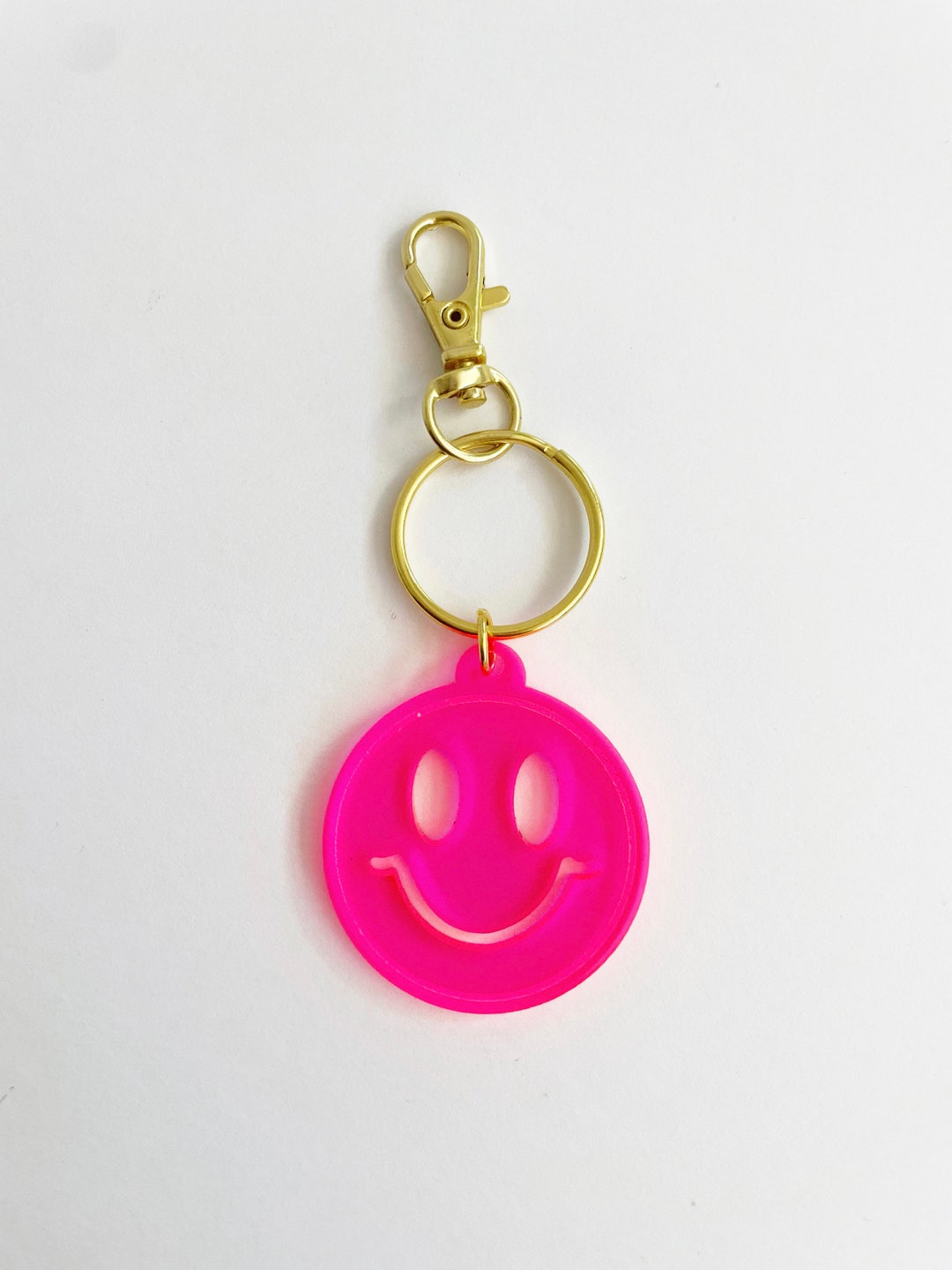 Smiley Face Keychain/earring Digital SVG 70's Vibes Svg - Etsy