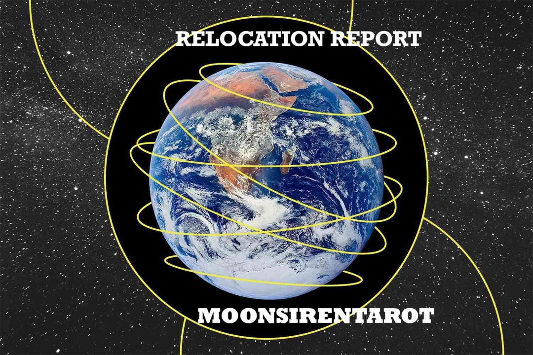 In Depth Astrology RELOCATION CHART 3 Places Custom Made!! - Etsy
