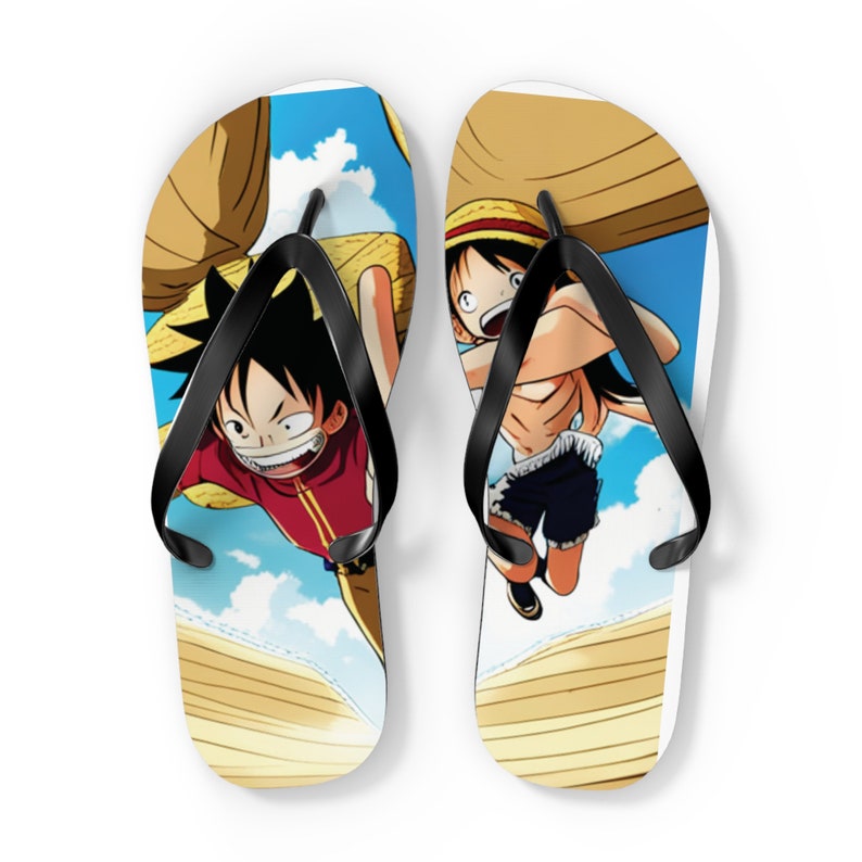 Luffy Team Summer's Flip Flops - Etsy