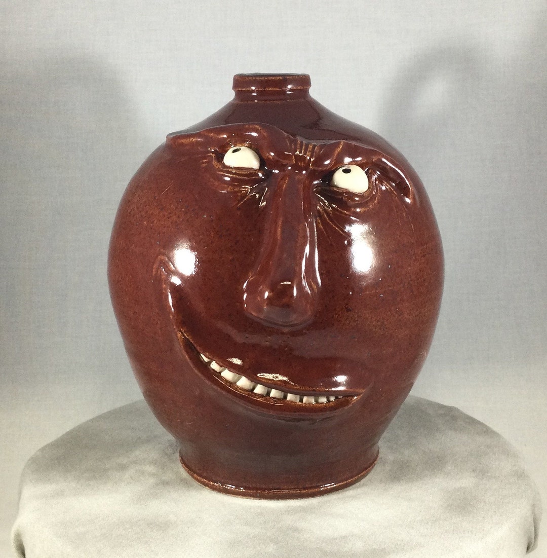 Face Jug, Southern Folk Art Face Jug, Ugly Jug, Sculpture - Etsy