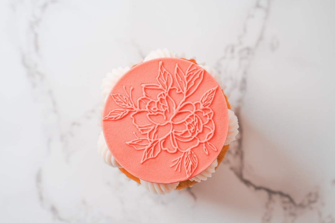 Peony Bouquet Acrylic Embosser - Etsy