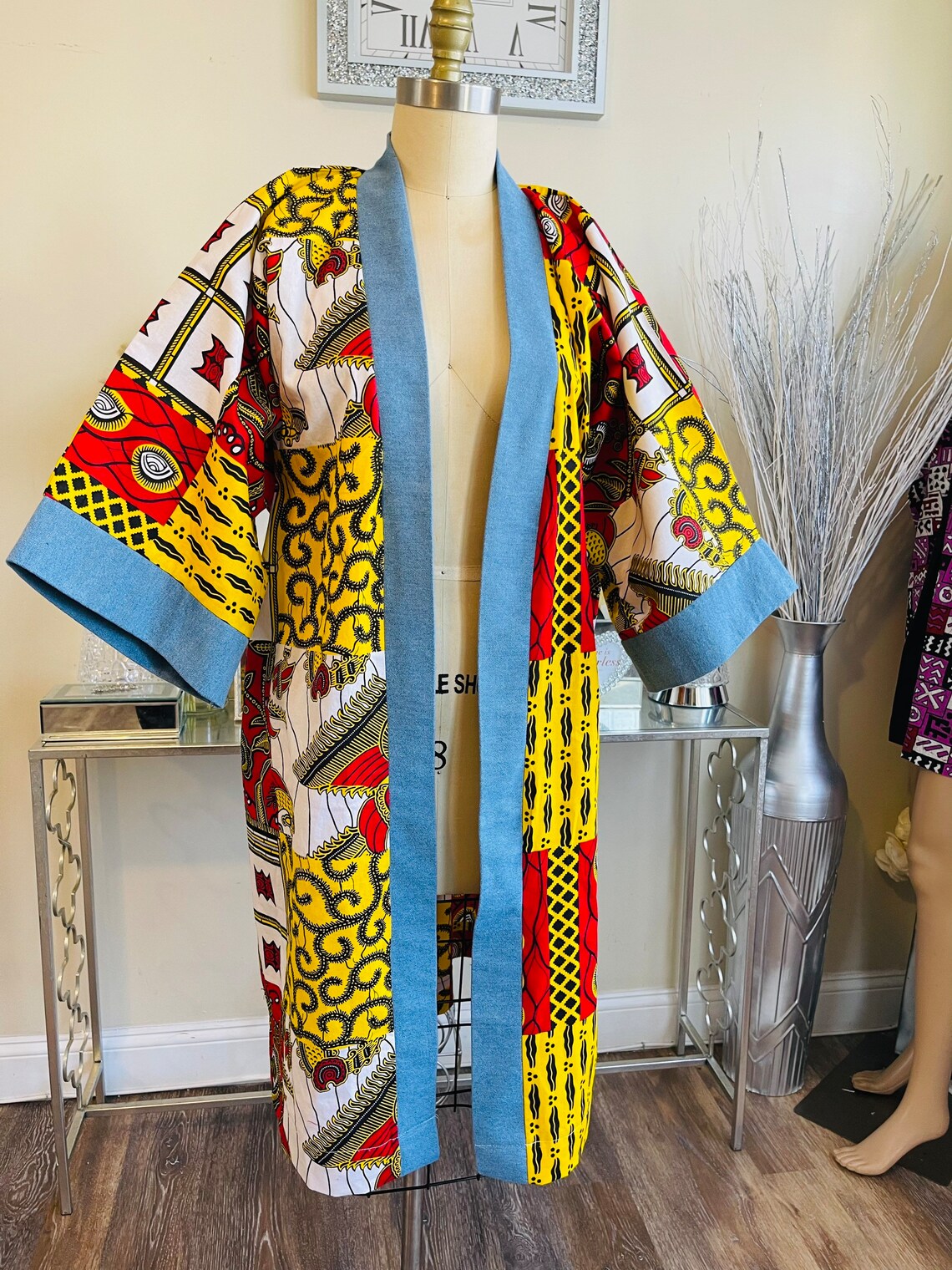 African Print Kimono/ Ankara Kimono - Etsy