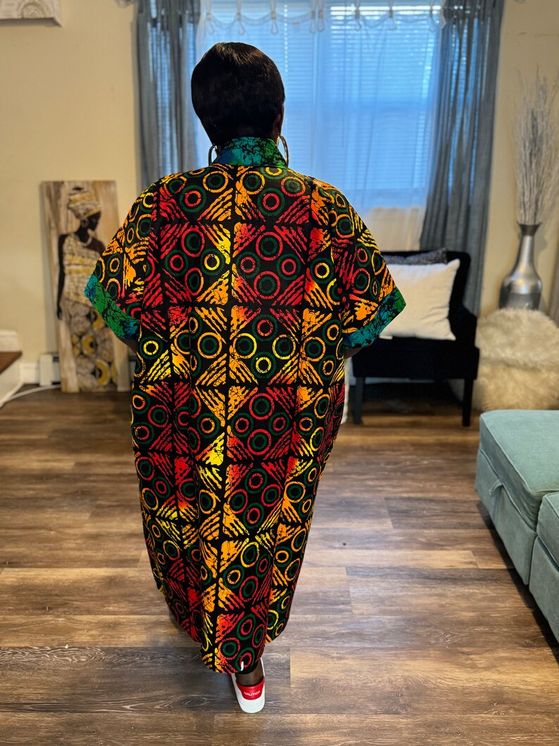 African Prints Kimono - Etsy