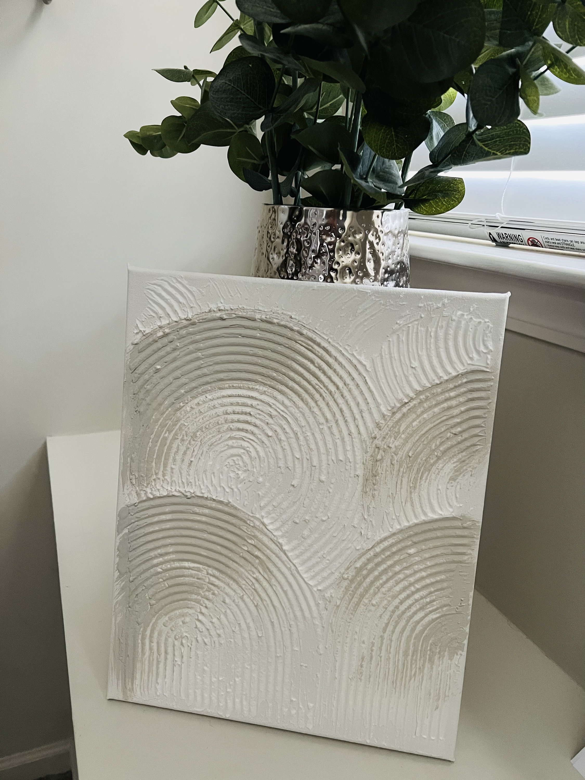 Textured Spackle Wall Art | Plaster Art | 11”x14” Wall Decor | Handmade ...