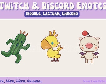 Chocobo Emotes - Etsy