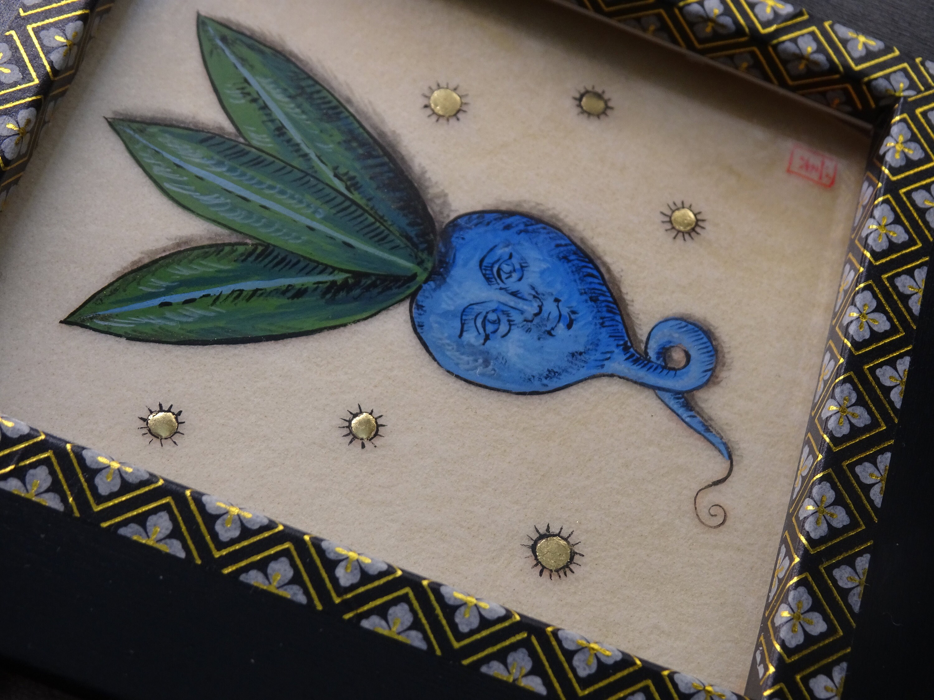 Medieval Turnip With Face large Voynich Style Original - Etsy