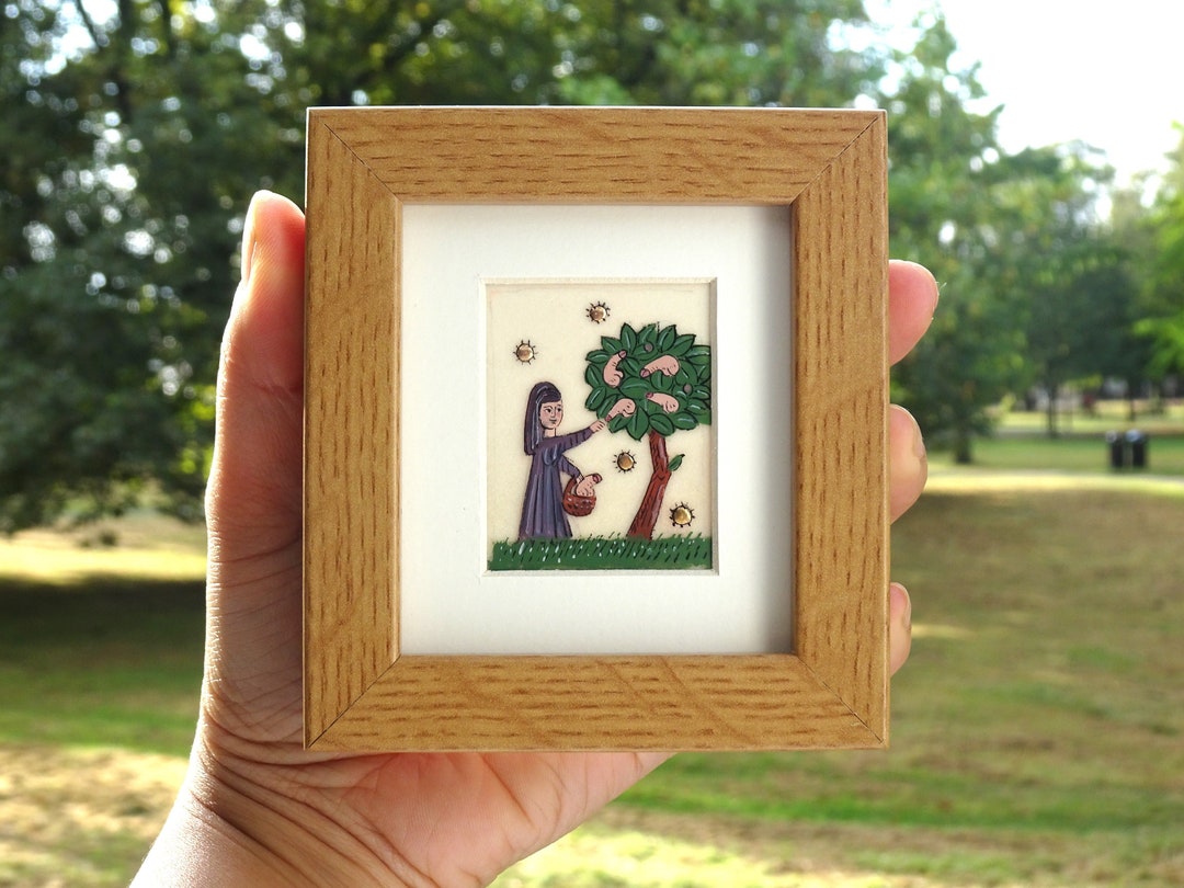 Medieval Nun With Phallus Tree small Handmade Miniature - Etsy