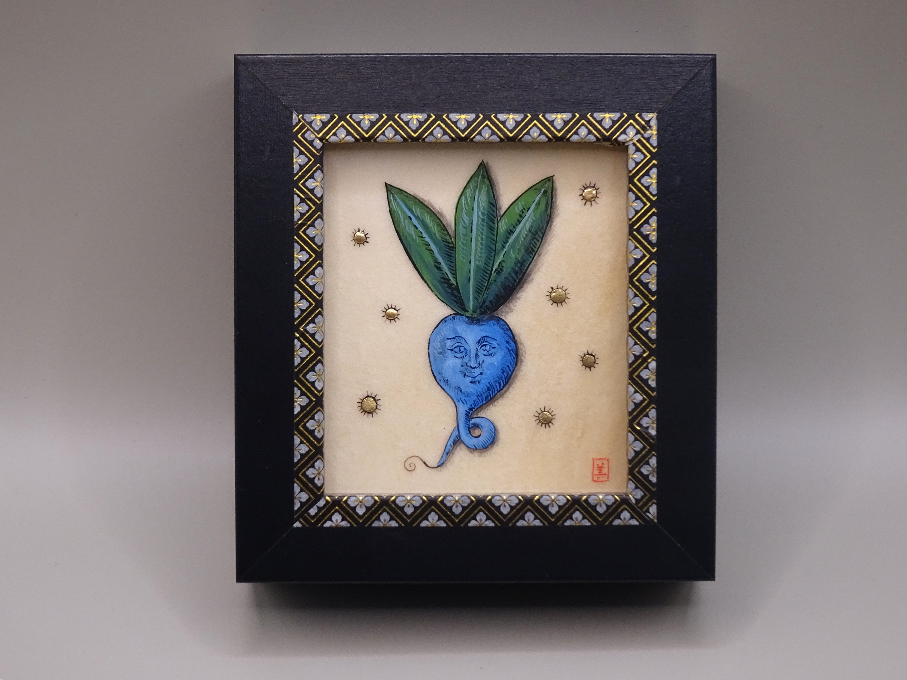 Medieval Turnip With Face large Voynich Style Original - Etsy