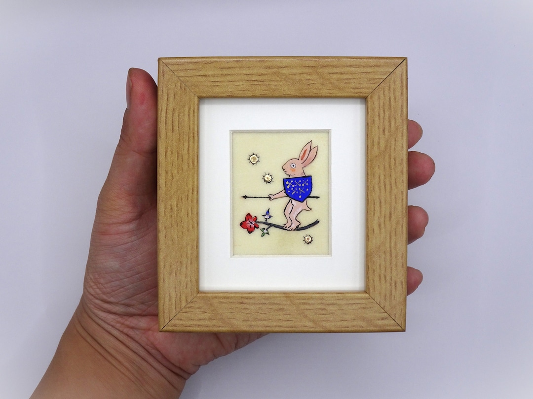 Medieval Killer Rabbits, Handmade Illuminated Miniature Here, Hand ...