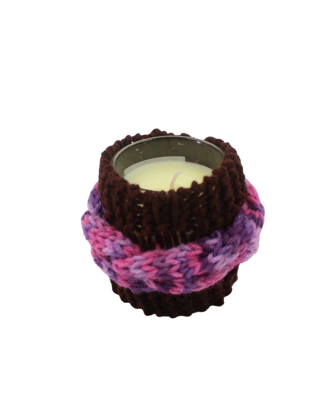 Handmade Hand Knit Cable Knit Acrylic Candle Cozy - Etsy