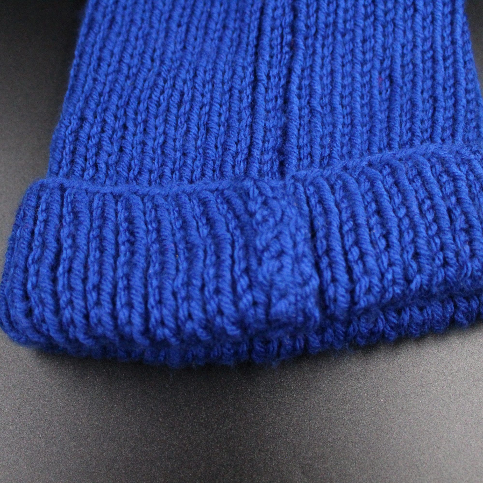 Handmade Hand Knit Royal Blue Toque - Etsy