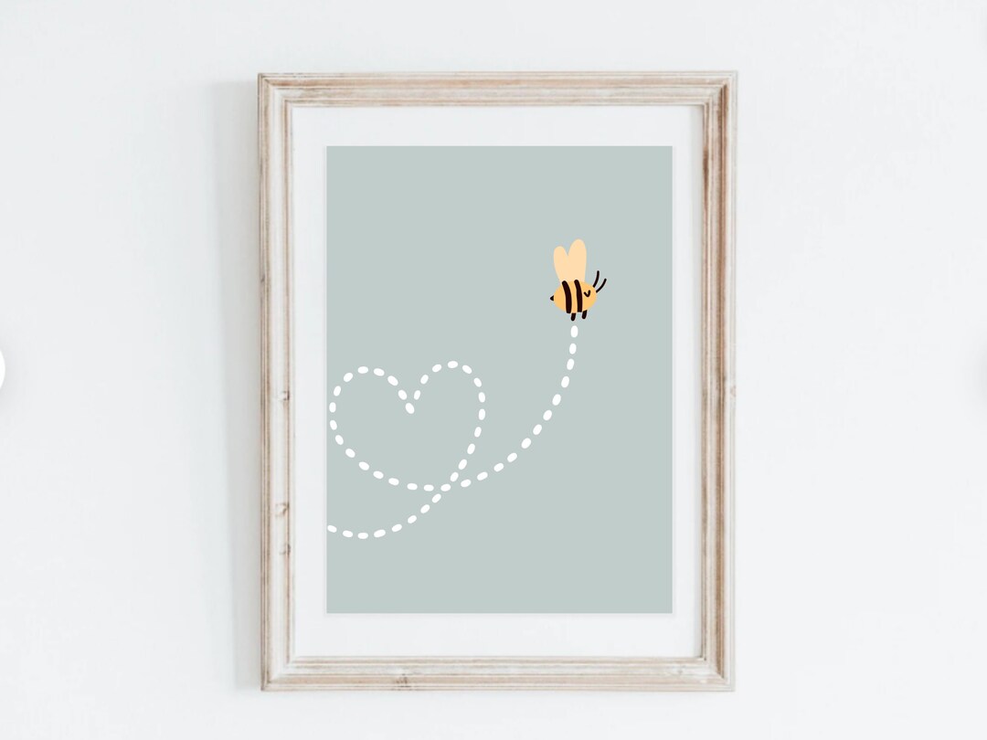 Bee Nursery Digital Download. Honey Bee Nursery Decor. Bumble Bee ...