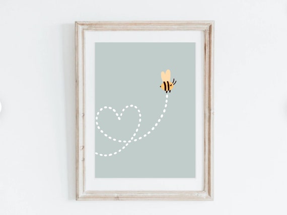 Bee Nursery Digital Download. Honey Bee Nursery Decor. Bumble - Etsy