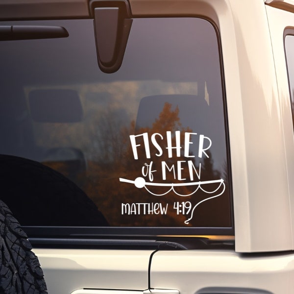 Fishers of Men Decal - Etsy