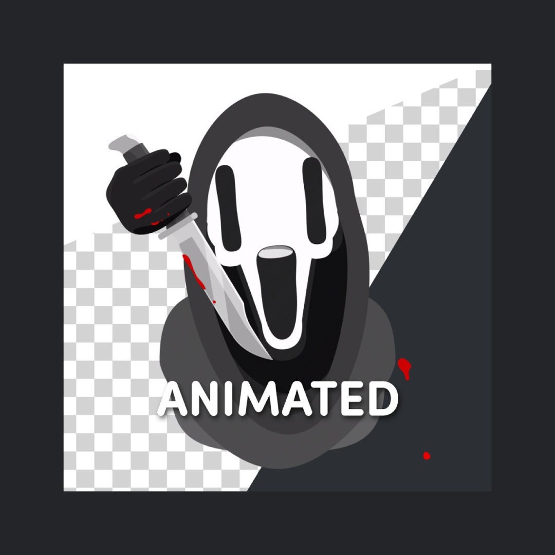 Animated Emote for Twitch - Ghostface 2 - DBD Animated Emotes - Etsy