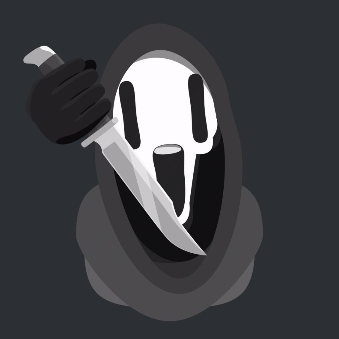Animated Emote for Twitch - Ghostface 2 - DBD Animated Emotes - Etsy