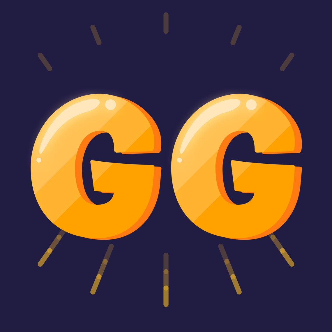 Animated GG Emote: Good Game for Twitch and Discord - Etsy