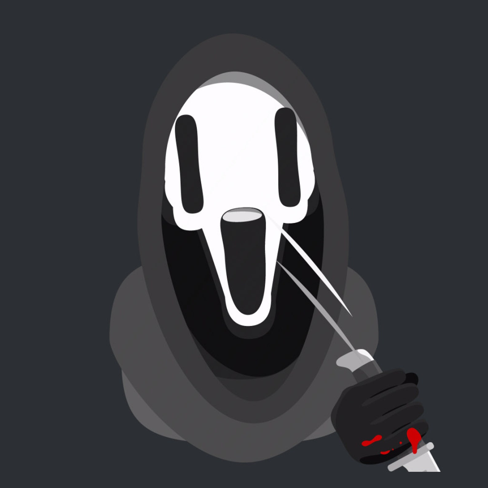 Animated Emote for Twitch - Ghostface 2 - DBD Animated Emotes - Etsy