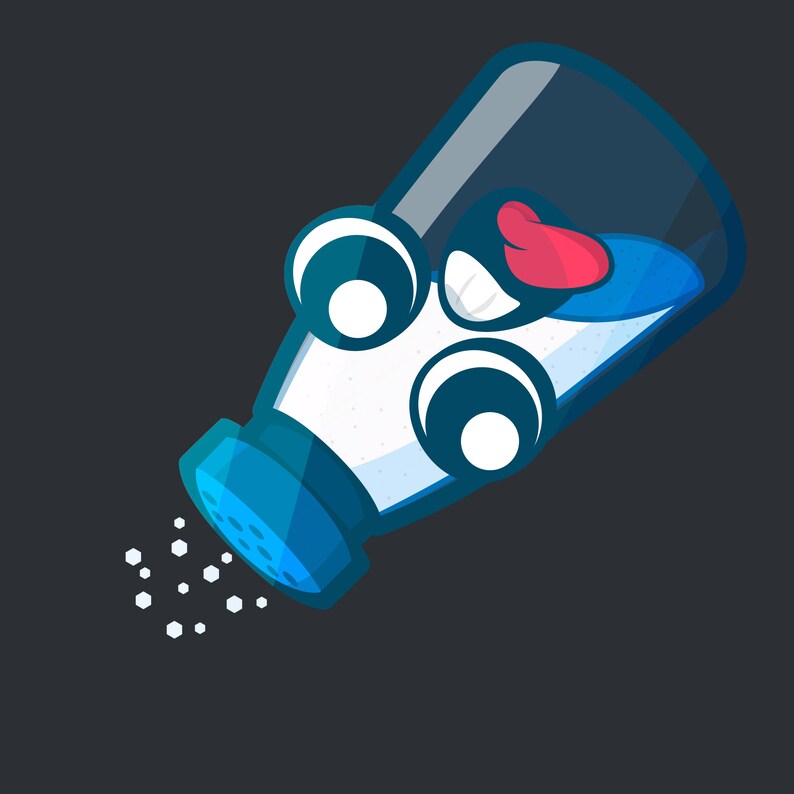 Animated Emote for Twitch - Salty Emote 2 - Etsy Canada