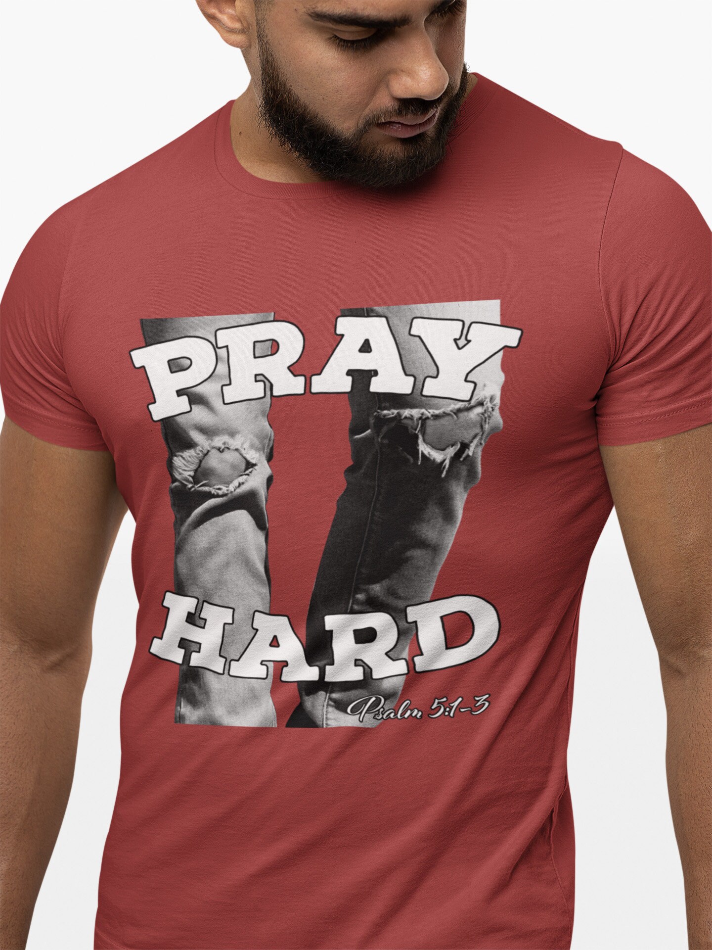 Pray Hard Worn Knees, Pastor Gift, Mens Gift, Unisex Prayer Shirt ...