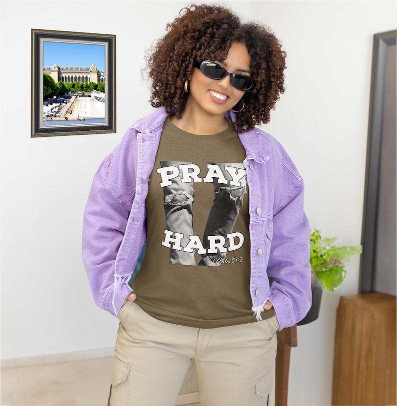 Pray Hard Worn Knees, Pastor Gift, Mens Gift, Unisex Prayer Shirt ...