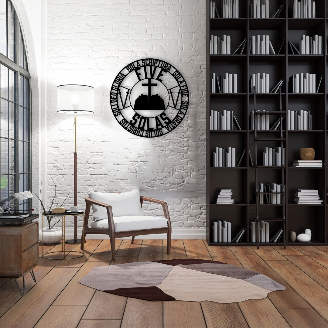 Reformation Inspired Five Solas 18 Gauge Steel Sign, Available in 5 ...