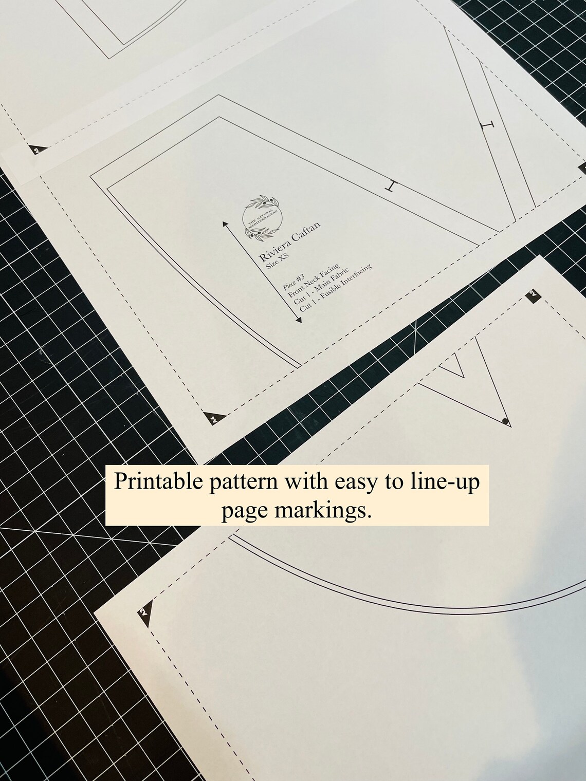 Women's Simple Caftan Dress Printable PDF Home Sewing Pattern With ...