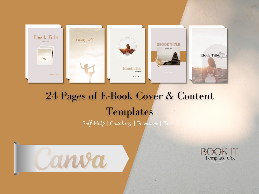 Ebook Self-help Template Coaching Book Self Care Book Canva Template ...