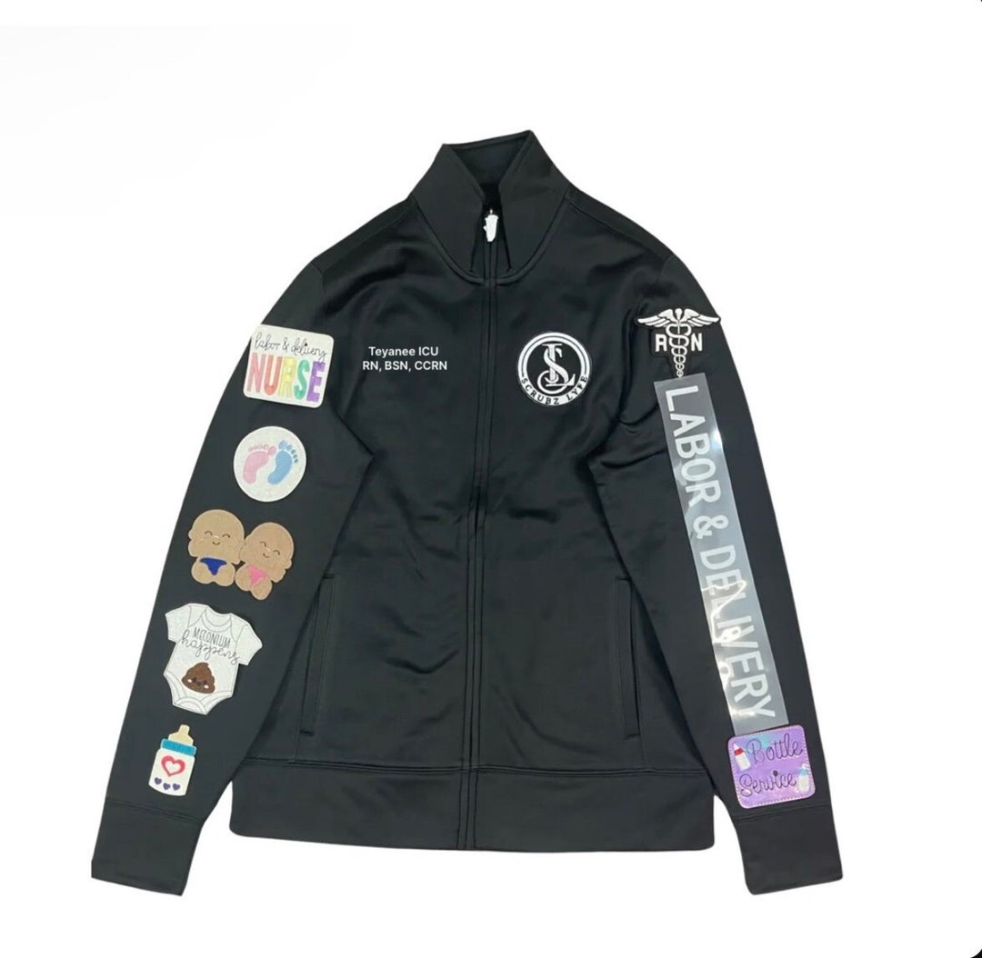 Labor and Delivery Nurse Jacket Custom - Etsy
