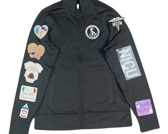 ICU Nurse Jacket Custom - Etsy