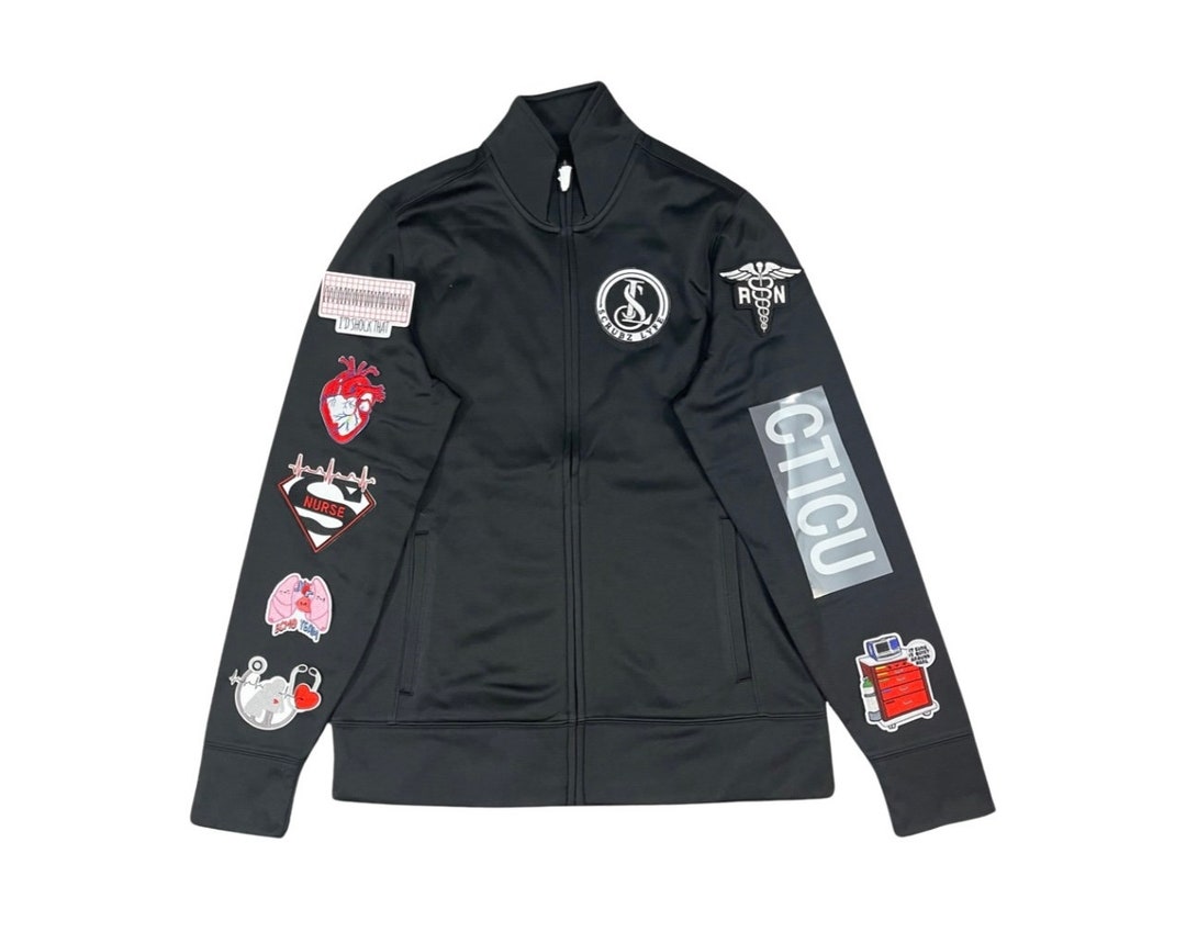 ICU Nurse Jacket Custom - Etsy