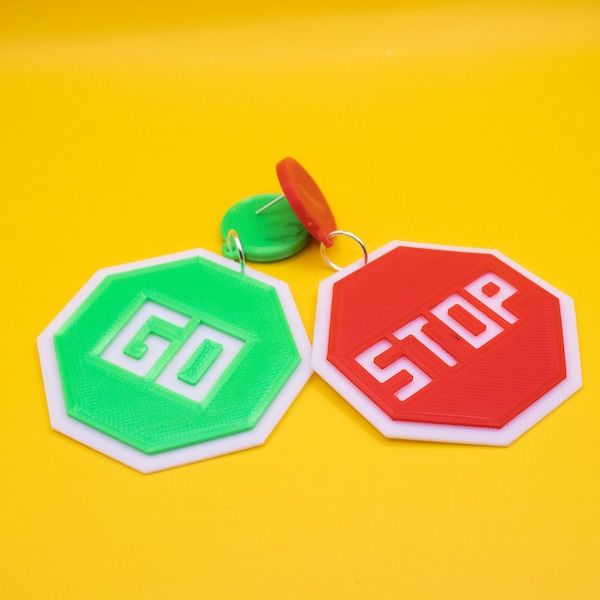 Stop Go Sign - Etsy