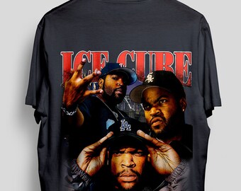 Ice Cube Rapper T Shirt Rap 90s Casual Men Women T-shirt - Etsy