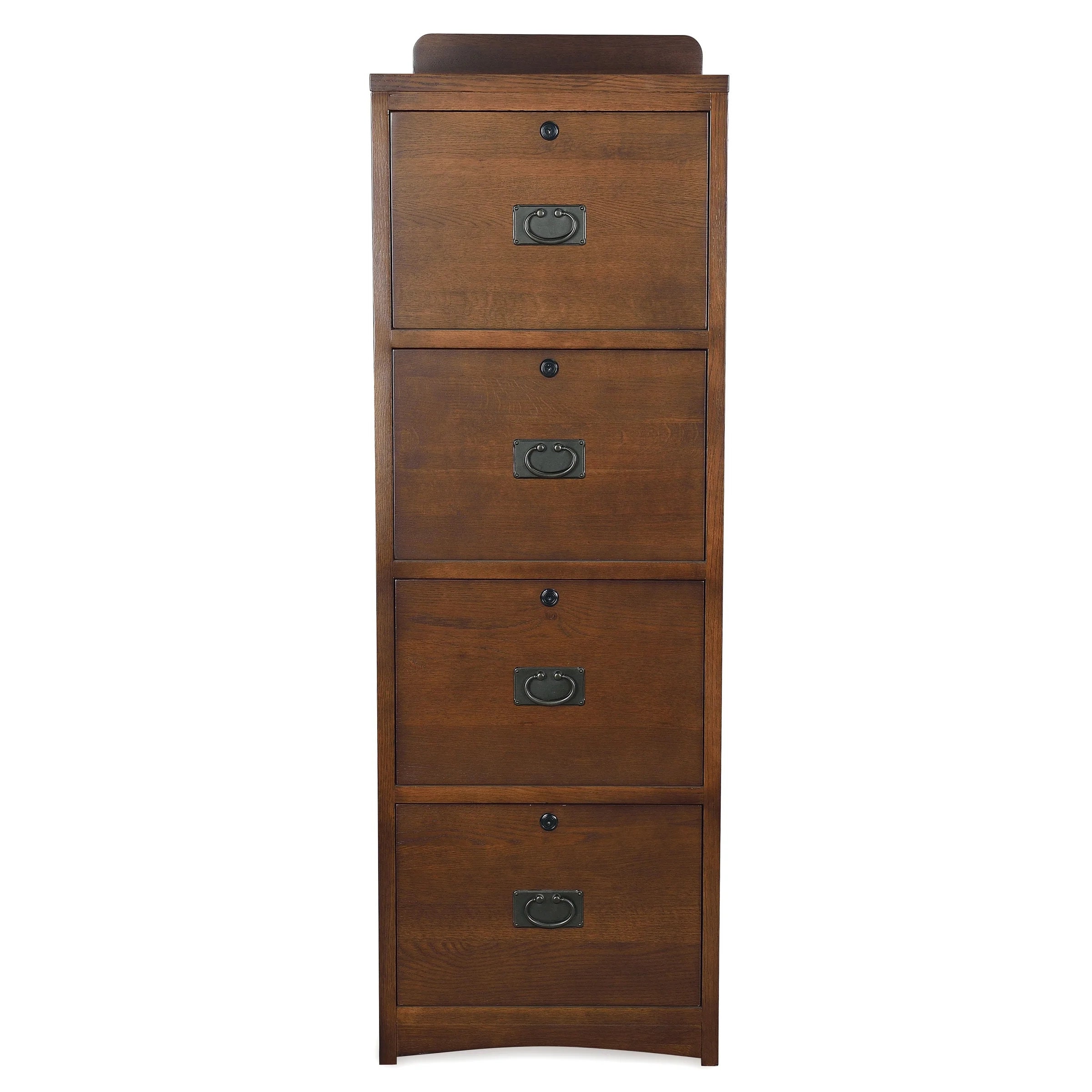 Prairiefurnitureshop Mission Solid Oak 4 Drawer File Cabinet Options ...